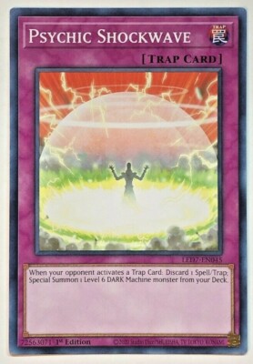 Yugioh Legendary Duelists: Rage of Ra Psychic Shockwave LED7-EN045 ...