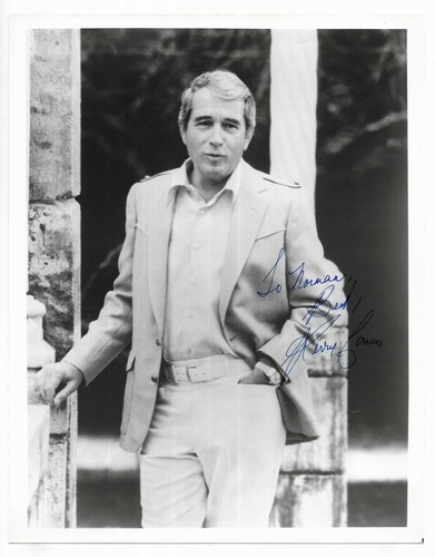 Perry Como HAND SIGNED B&W 8X10 PHOTO AUTOGRAPHED Pop Singer Vocalist ...