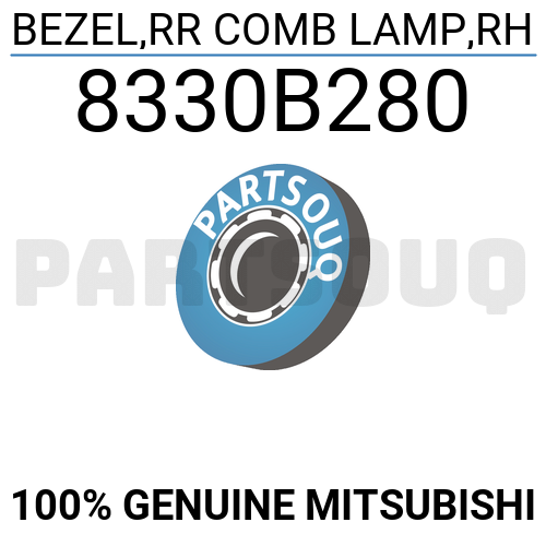 8330B280 Genuine Mitsubishi BEZEL,RR COMB LAMP,RH | eBay