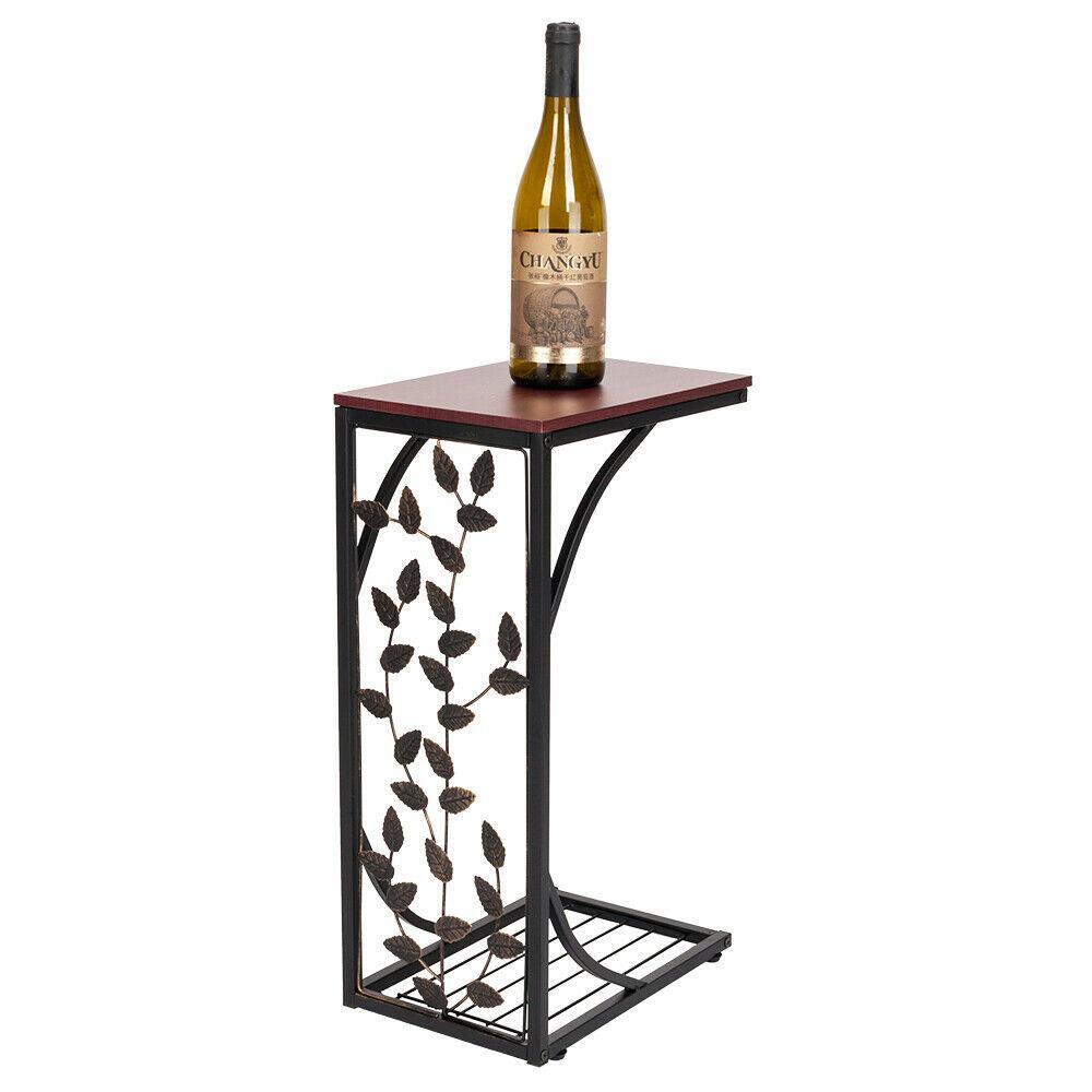 C Small Sofa Side End Table Narrow Snack Couch Table Stand Living Room ...