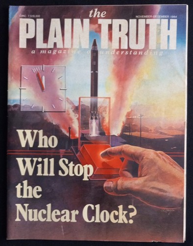 VINTAGE THE PLAIN TRUTH NOVEMBER DECEMBER 1984 WHO WILL STOP THE ...