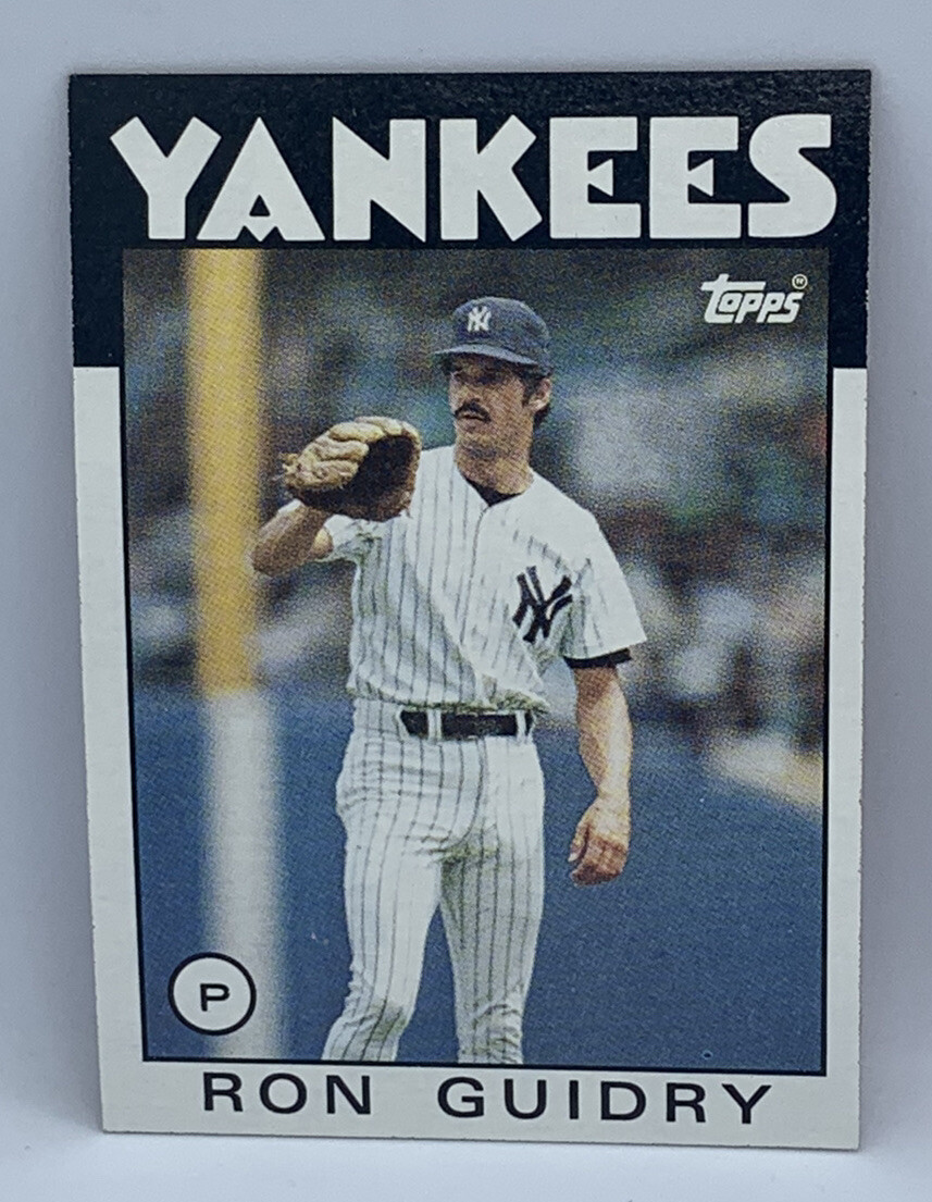 1986 Topps Baseball Ron Guidry Yankees #610 NM-MT or Better | eBay