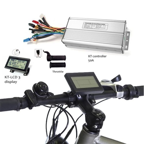 Electric Bicycle 50A Intelligent KT LCD3 Display Ebike Speed Meter ...