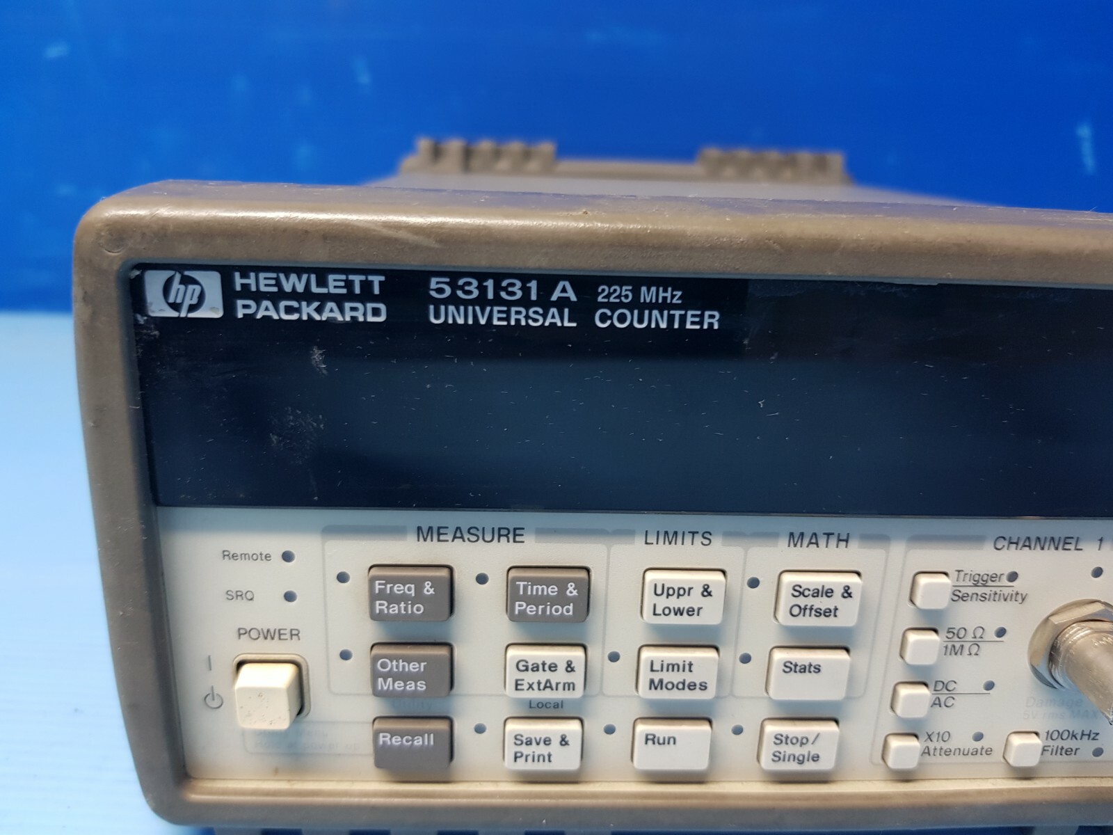 Agilent / HP 53131A 225 Mhz Universal Frequency Counter / Timer AS IS ...