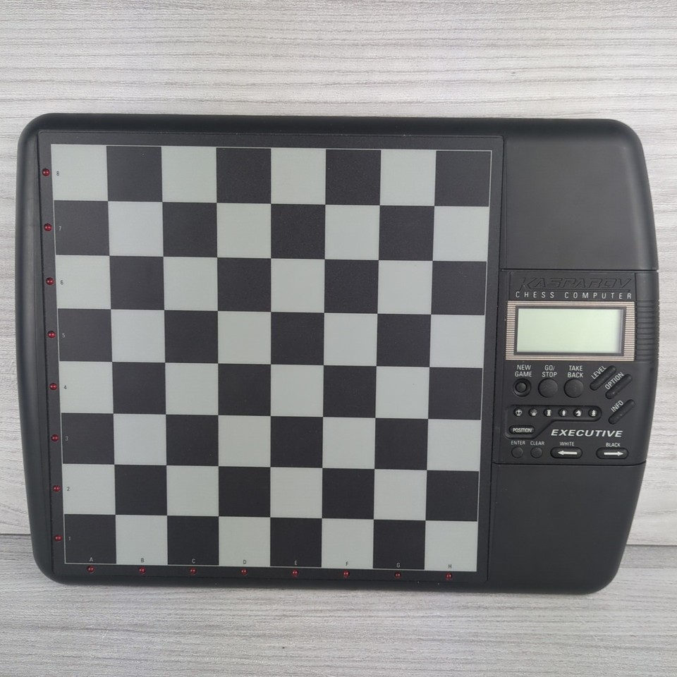Saitek Kasparov Executive Chess Computer 208B Vintage Electronic Game ...