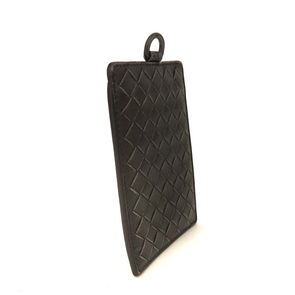 EGA Bottega Veneta Intrecciato Lambskin Card Case Holder Brown/9CA0673 ...