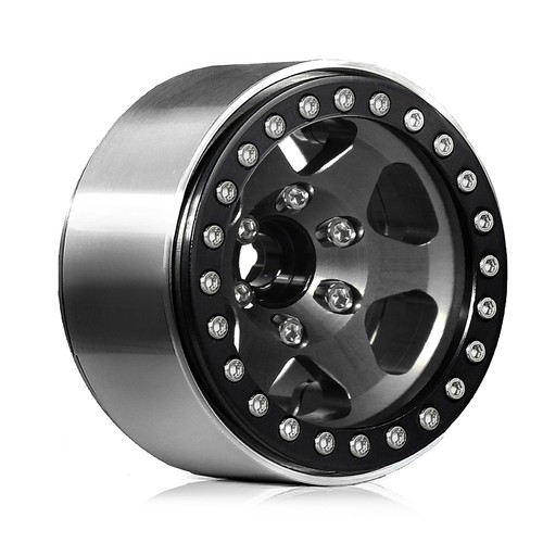 4pcs Metal 1.9inch Beadlock Wheel Rim Wheel Hub for 1/10 RC Crawler ...