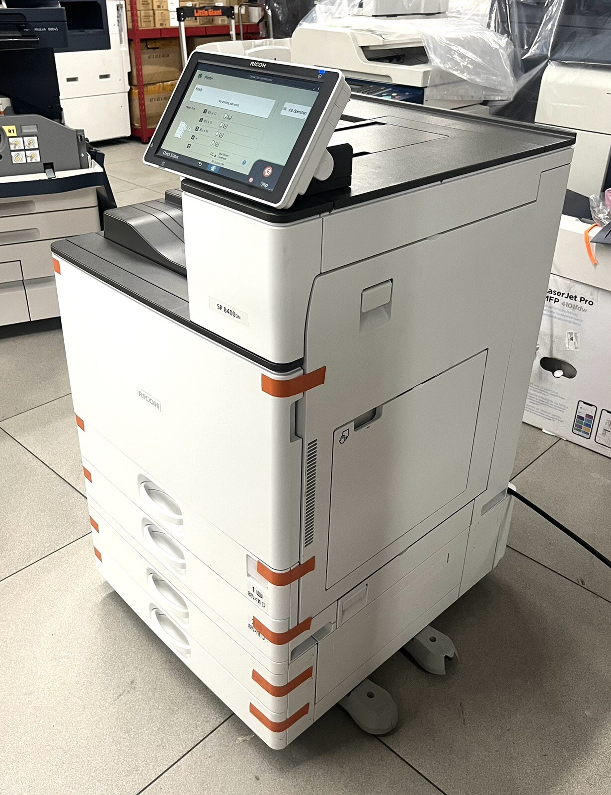 Ricoh Aficio SP 8400DN Black & White Laser Printer 60ppm Fully ...