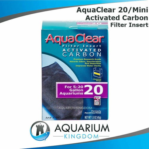 AquaClear 20/Mini Activated Carbon - Replacement Aqua Clear Filter ...