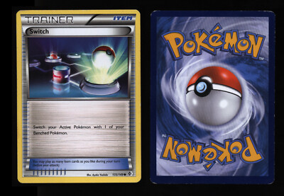 Pokemon Card Trainer Switch Active Pokemon with Benched Pokemon 2011 ...