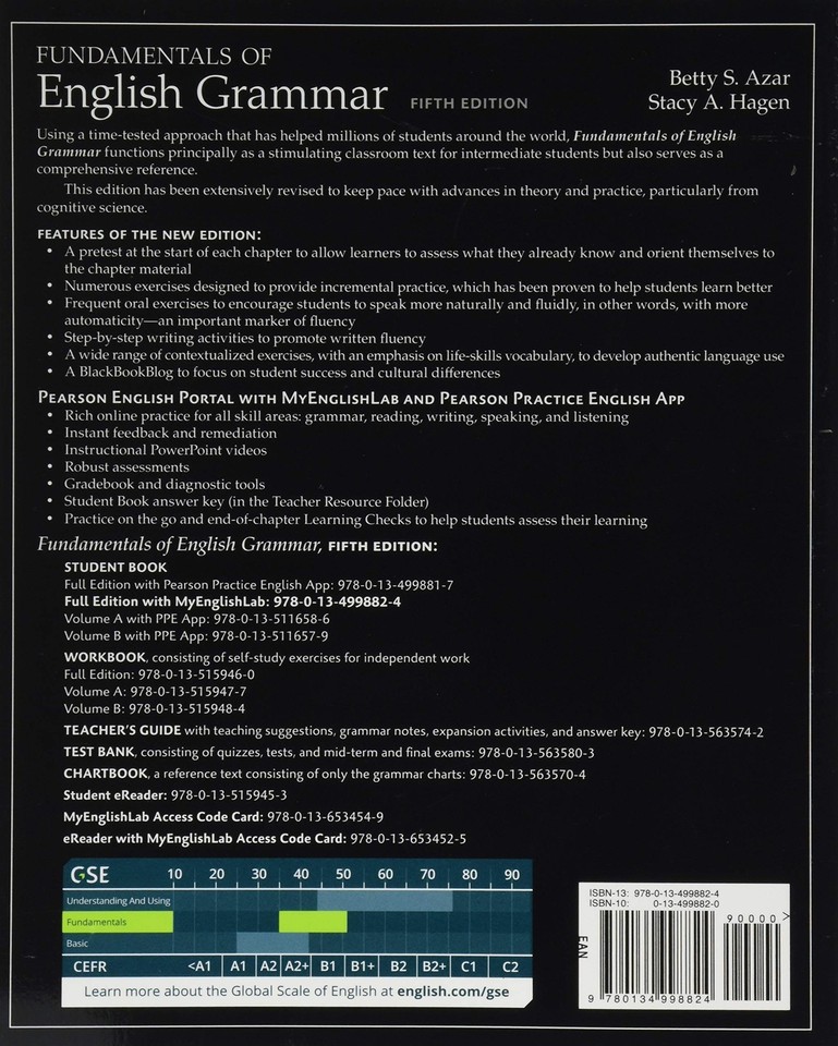 Fundamentals of English Grammar Student Book with MyLab English, 5e ...