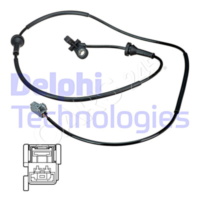 DELPHI Abs Wheel Speed Sensor For VOLVO XC90 30773744 | eBay