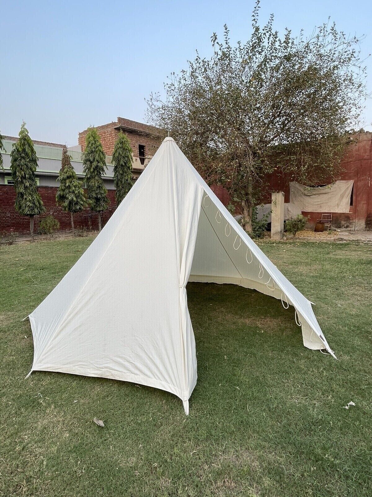 Medieval Conical 3M natural color Water Proof Tent for camping larp ...