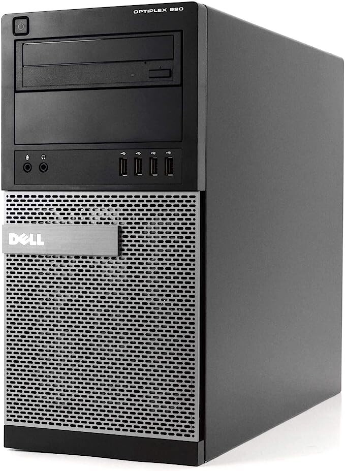 Dell OptiPlex 990 MT Desktop Computer Core i7 4GB Ram 500GB HDD Windows ...