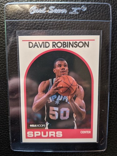 1989 HOOPS #310 DAVID ROBINSON ROOKIE CARD RC HOF SAN ANTONIO SPURS HOF ...