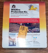 WASP Wildfire Protection Full Kit - 2 Roof Sprinklers with Gutter Wall ...