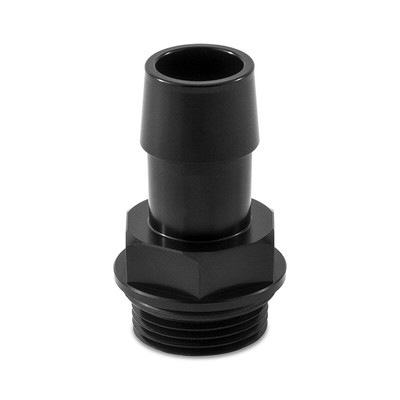 Mishimoto M27 x 2.0 to 3/4in Hose Barb Aluminum Fitting - Black MMFT ...