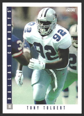 Tony Tolbert #127 1993 Score Dallas Cowboys | eBay