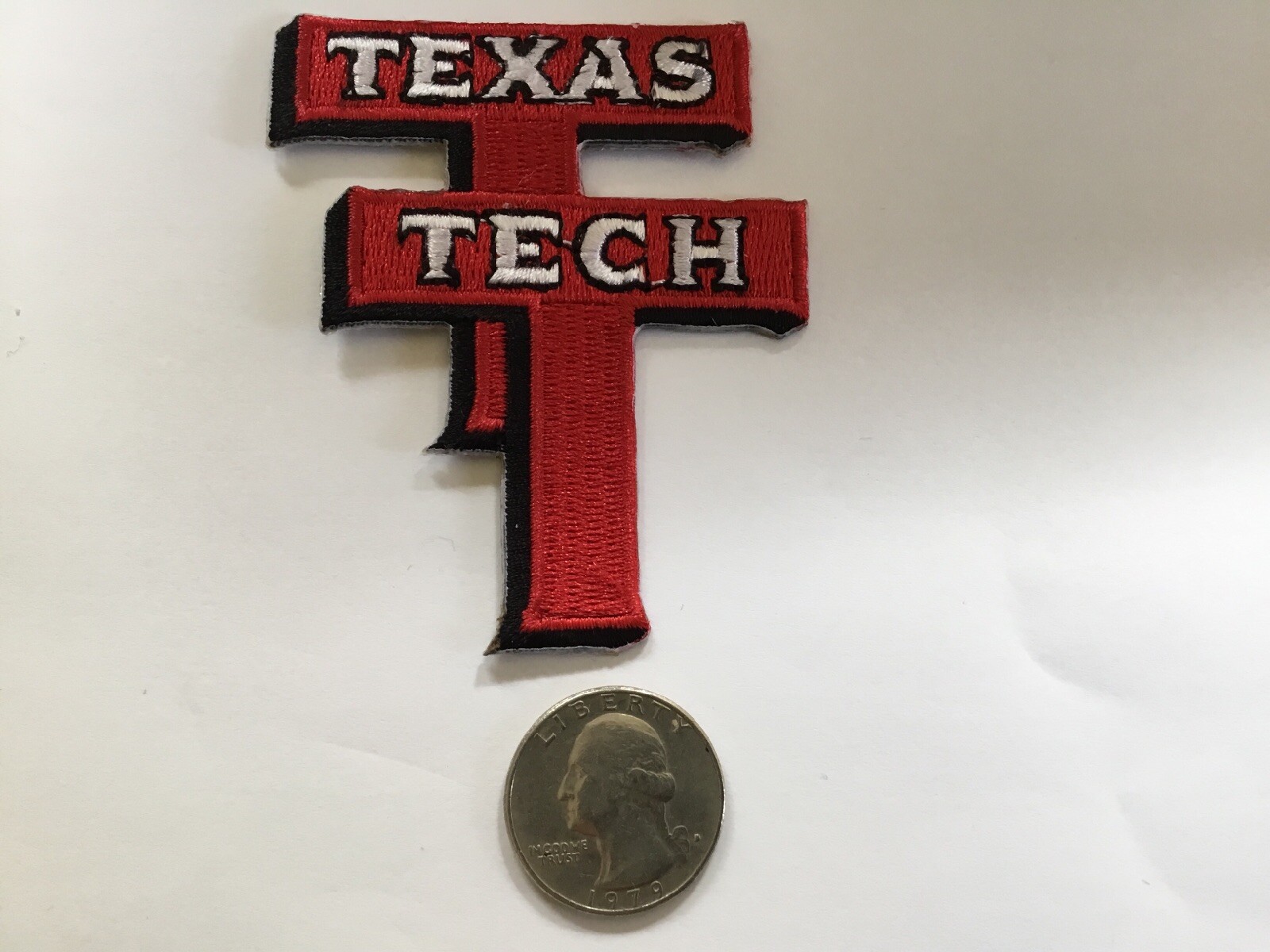 TT Texas Tech Red Raiders Vintage Embroidered Iron On Patch 3” X 2.25 ...