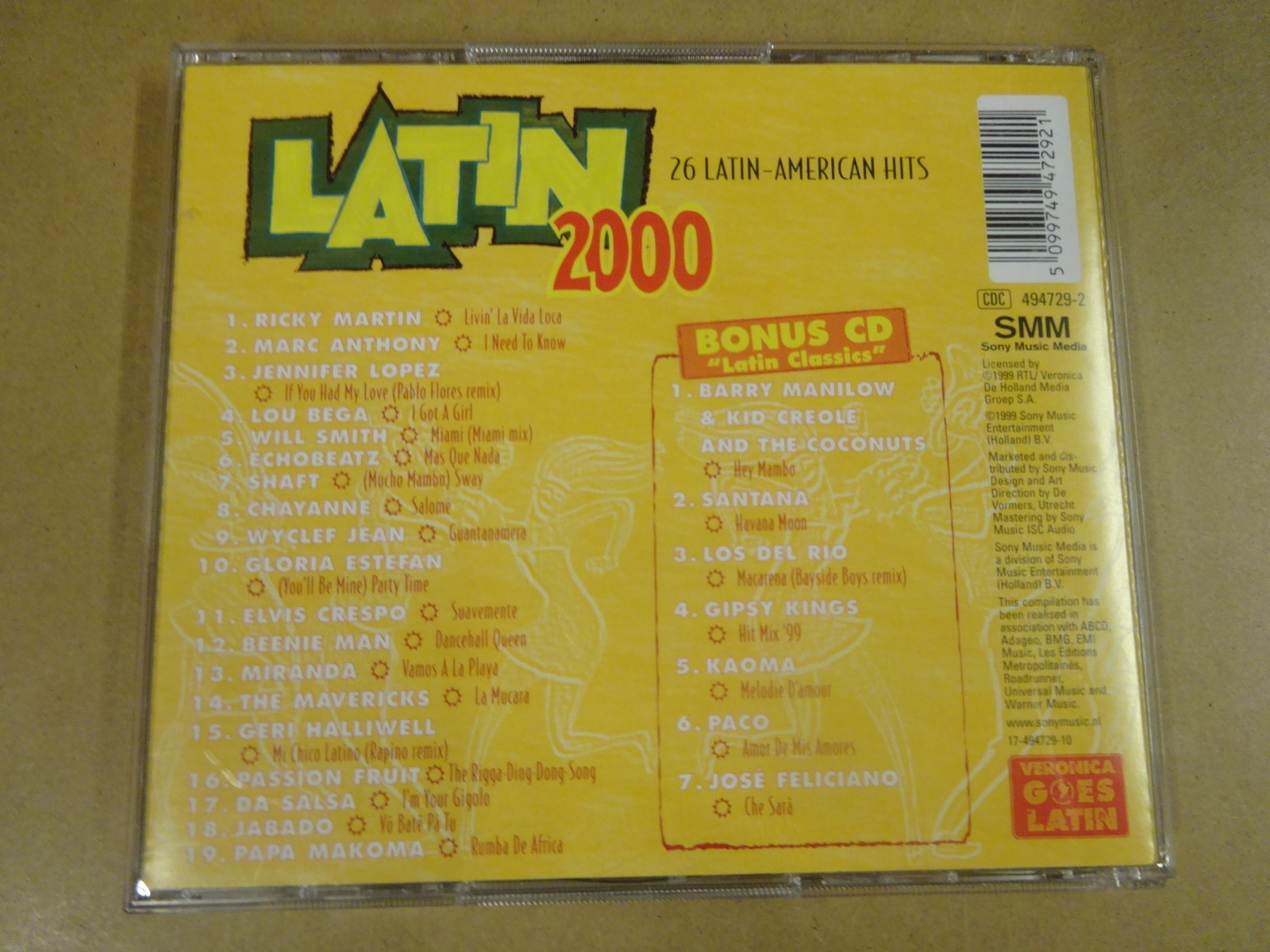 2-CD / LATIN 2000 - 26 LATIN-AMERICAN HITS | eBay