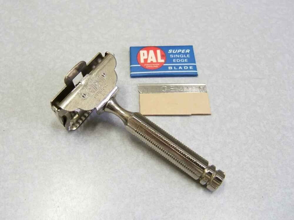 Vintage GEM Junior Jr. SE Single Edge Safety Razor 1912 pat CLEAN | eBay