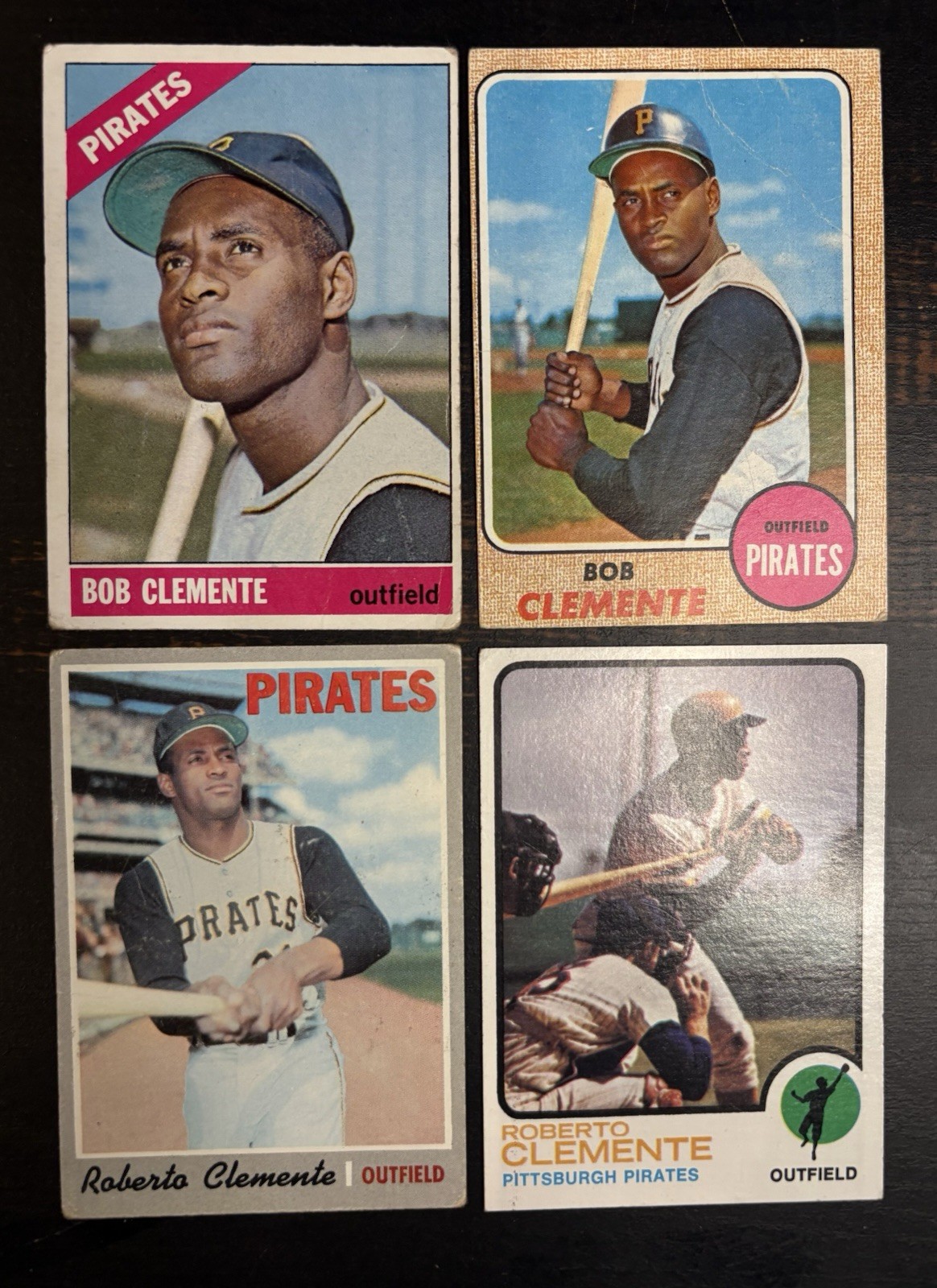 Roberto Clemente Topps Vintage Baseball Card Lot 1966 1968 1970 1973 ...