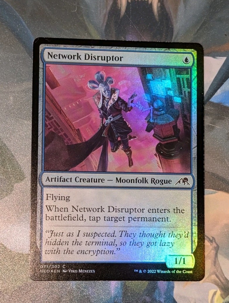 MTG *FOIL *Kamigawa : Neon Dynasty Common NETWORK DISRUPTOR NM | eBay ...