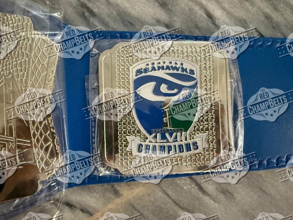 Seattle Seahawks NFL Championship Belt Adult Size 2mm Brass | eBay