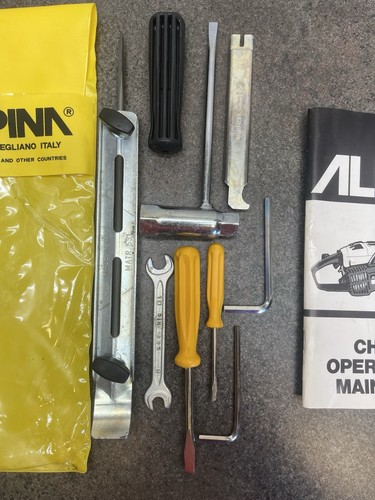 Vtg ALPINA Chainsaw Tool Kit W/ Operation And Maintenance Manual Various Models | eBay