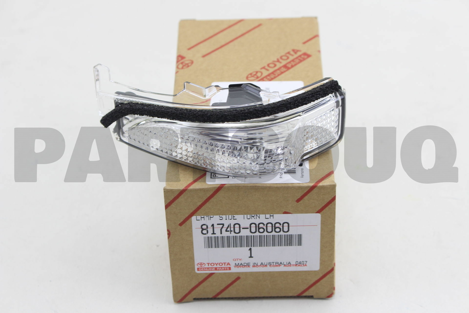 8174006060 Genuine Toyota LAMP ASSY, SIDE TURN SIGNAL, LH 81740-06060 ...