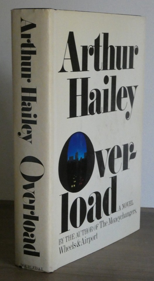 Arthur Hailey-Overload, Strong Medicine, The Evening News, Lot of 3, DJ ...