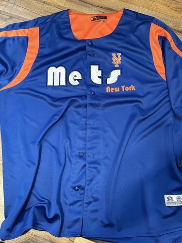 New York Mets Jersey Baseball MLB Blue True Fan Genuine Merchandise 2XL ...