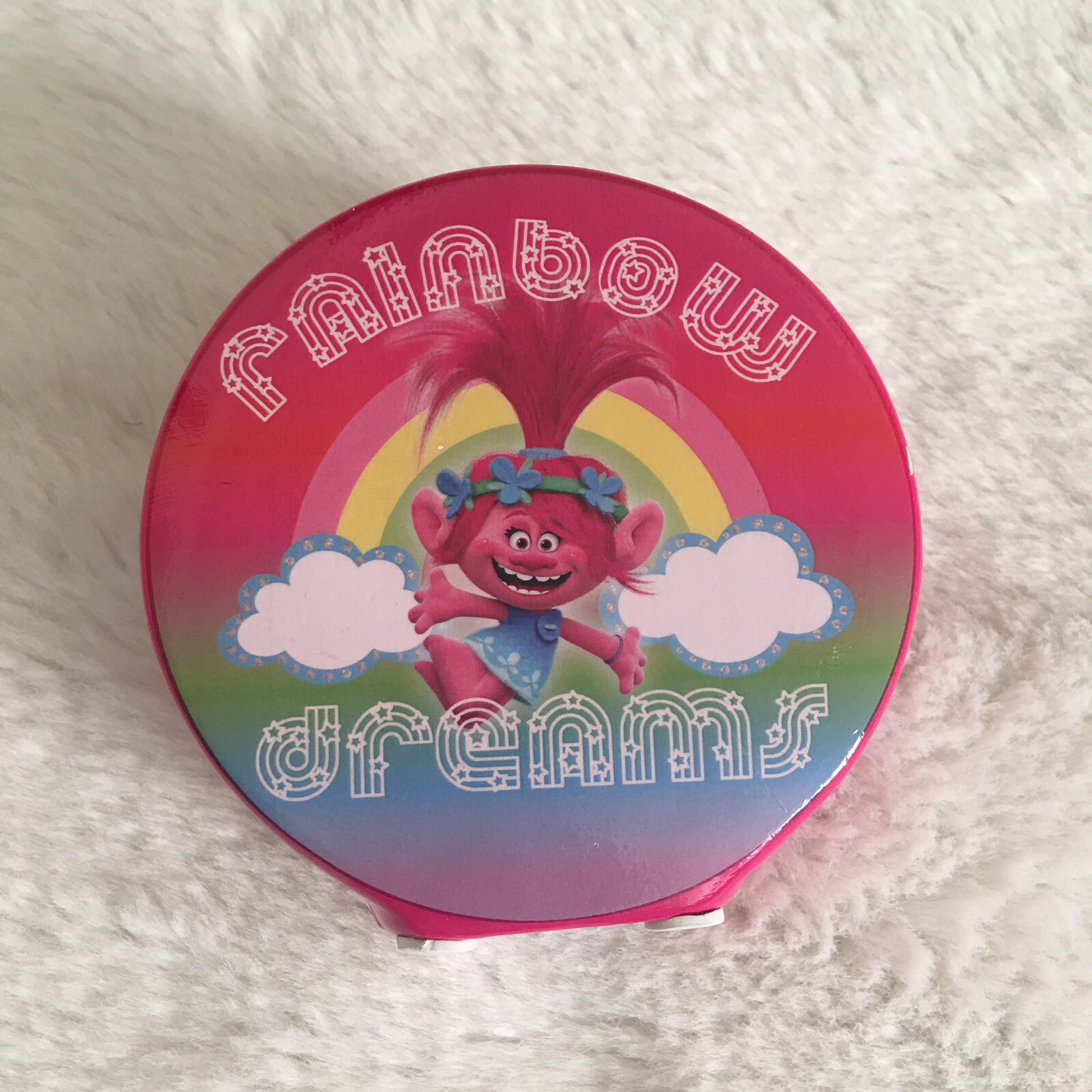 Trolls FAB.NY Rainbow Dreams Trolls Movie Ceramic Coin Money Bank Pink ...