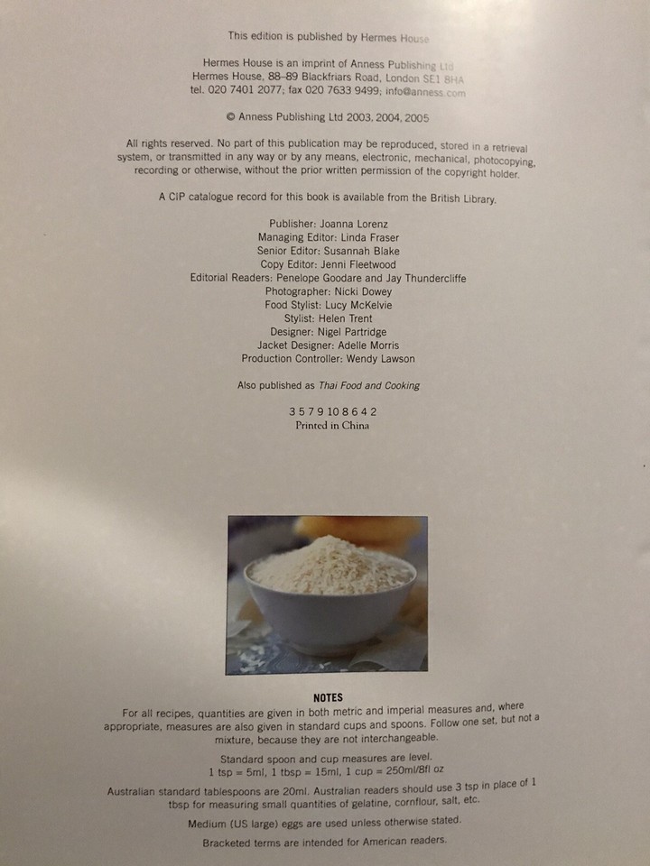 2005 THAI ESSENCE OF ASIAN COOKING Cookbook Cook Book Recipes Baking | eBay