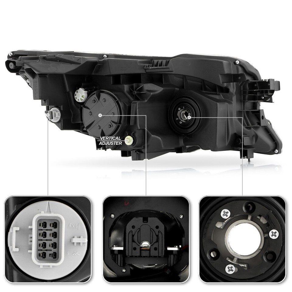 LED Low Beam+DRL Projector Headlights For 2016-2022 Honda Pilot 17-22 ...