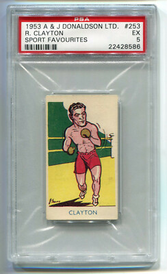 1953 1948 A & J Donaldson Sport Favourites 253 Ronnie Clayton PSA 5 ...