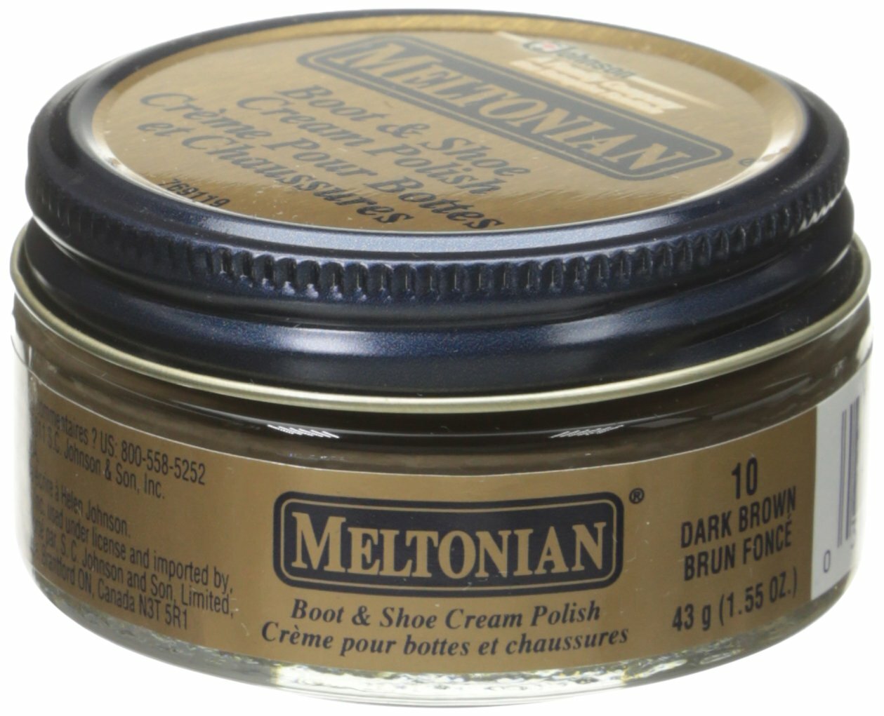 Meltonian DARK BROWN Boot and Shoe Cream Polish 1.55 oz Jar #10 NEW | eBay