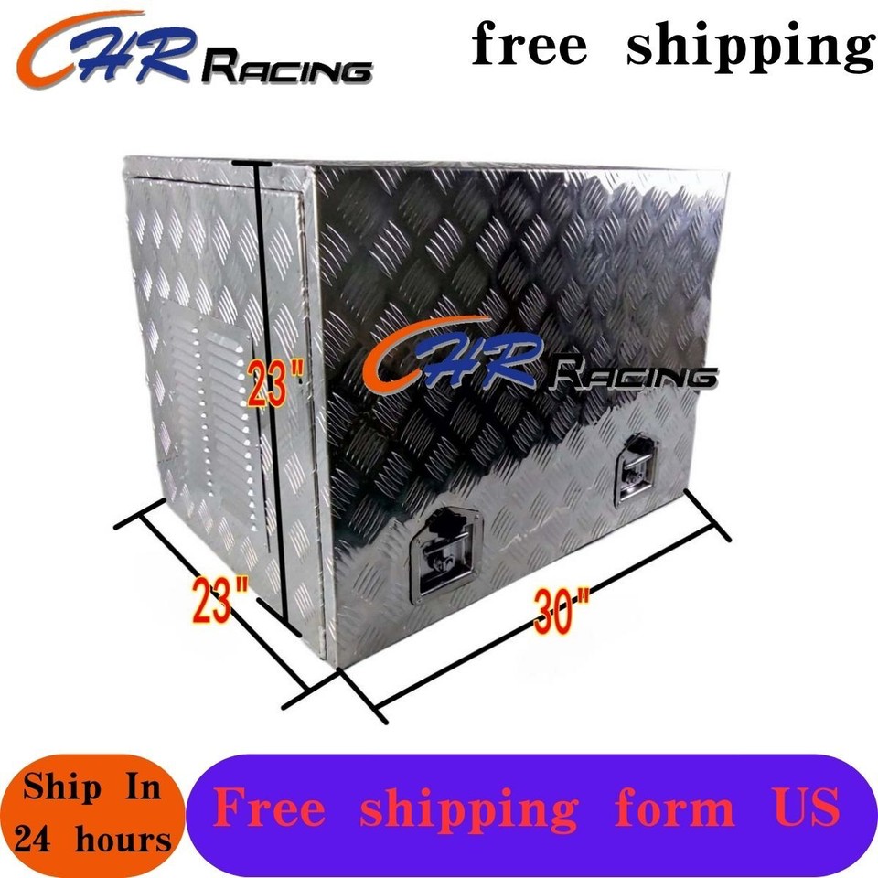 30" X 23" X 23" Aluminum Generator Tool Box For Honda Generator T-Lock ...