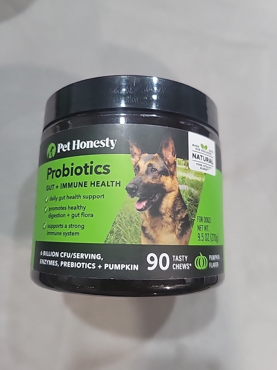 Pet Honesty Probiotics for Dogs Gut & Immune Health Exp 01/19/25 (90 Ct ...