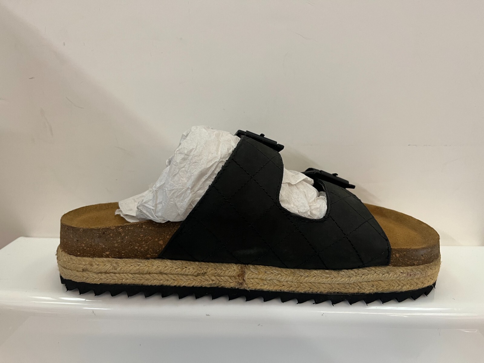 BARBOUR Pamela Diamond Quilted Sandals UK 4 US 6 EU 37 REF M65 | eBay