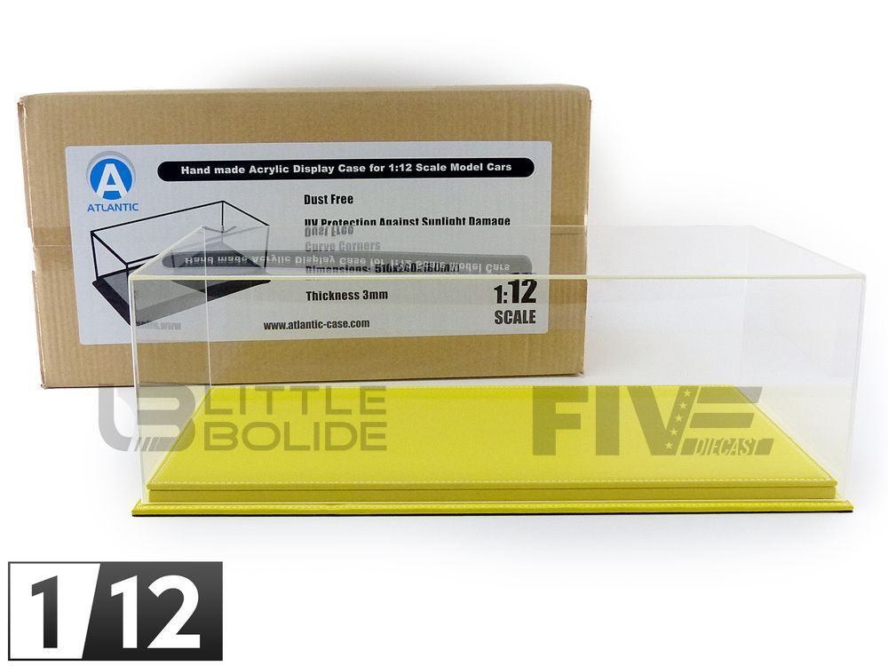 ATLANTIC CASE 1/12 - DISPLAY CASE SHOW-CASE 1/12 - MULHOUSE CUIR JAUNE ...