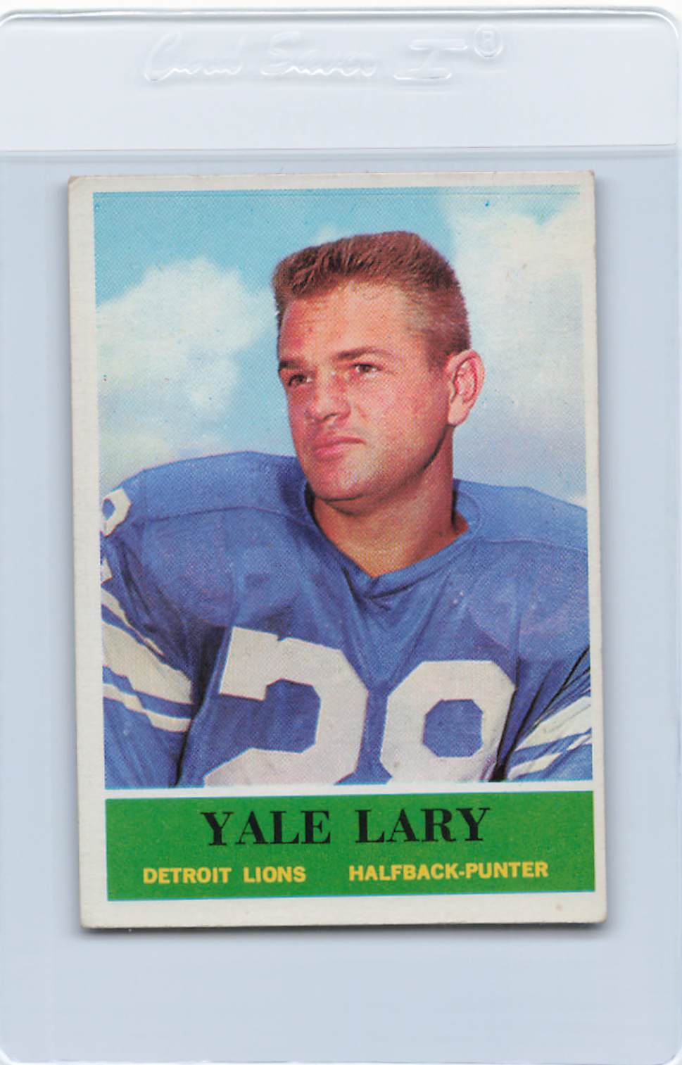 1964 Philadelphia #62 Yale Lary Lions EX *DA-A8441 | eBay