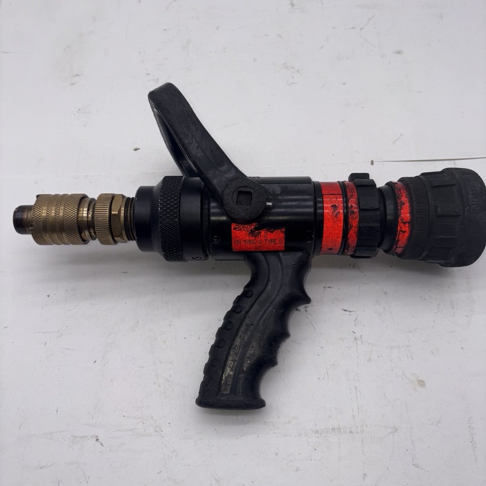 Ex Fire Service Main Fire Hose Nozzle Branch Akron Turbojet Style 1702 ...