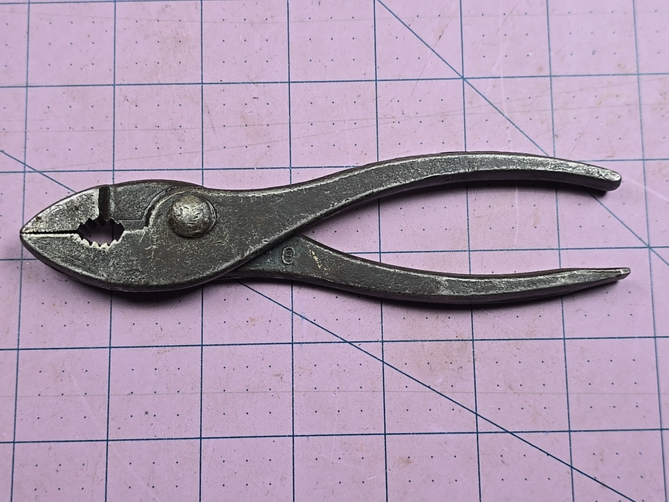 Old Antique FORD script 6 1/2" slip joint pliers B circle 2 | eBay