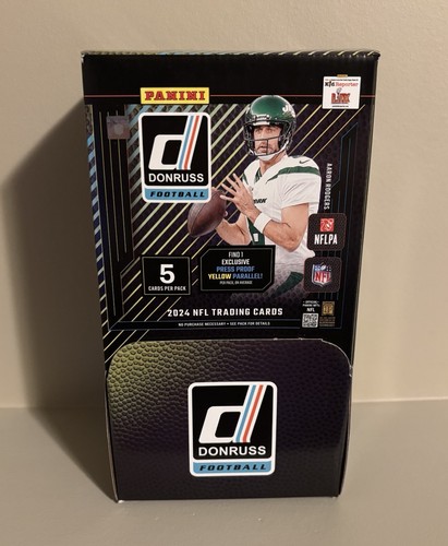 2024 Panini Donruss Football NFL Gravity Feed Full Box (48 Packs ...