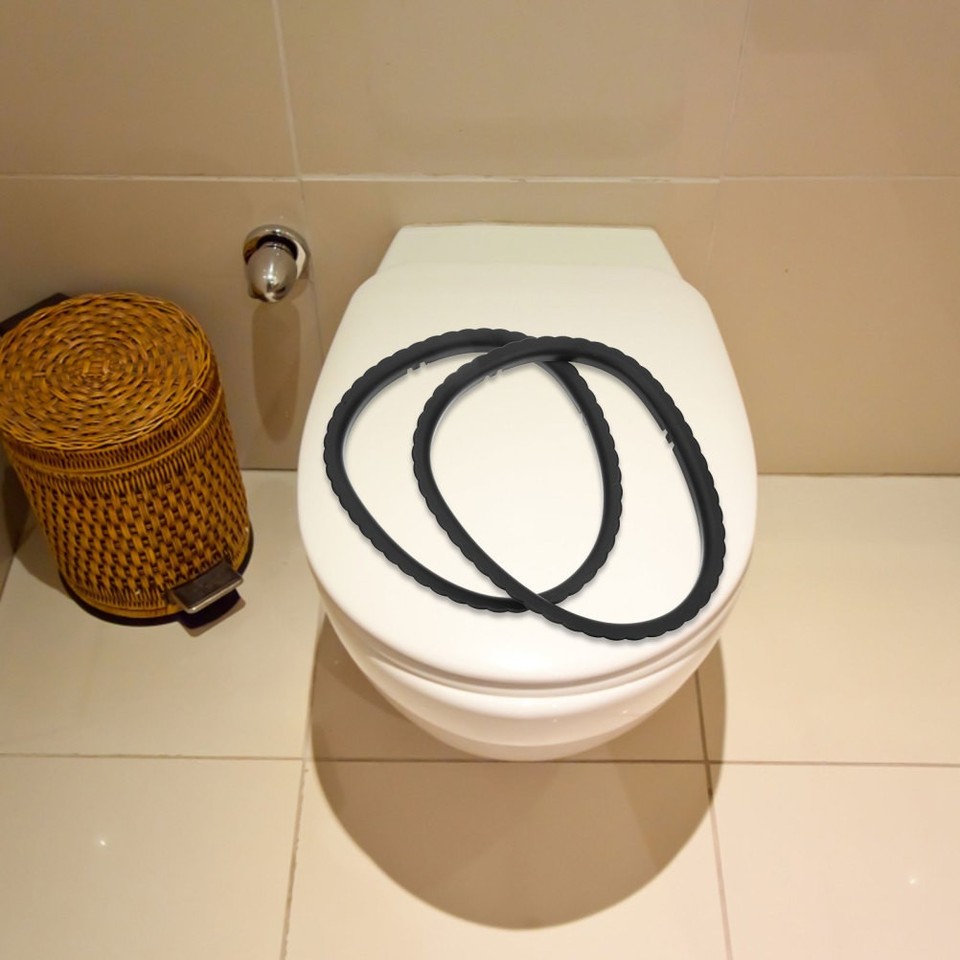 2 Pcs Elderly Toilet Stool Accessories Commode Chair Fixing Ring | eBay UK