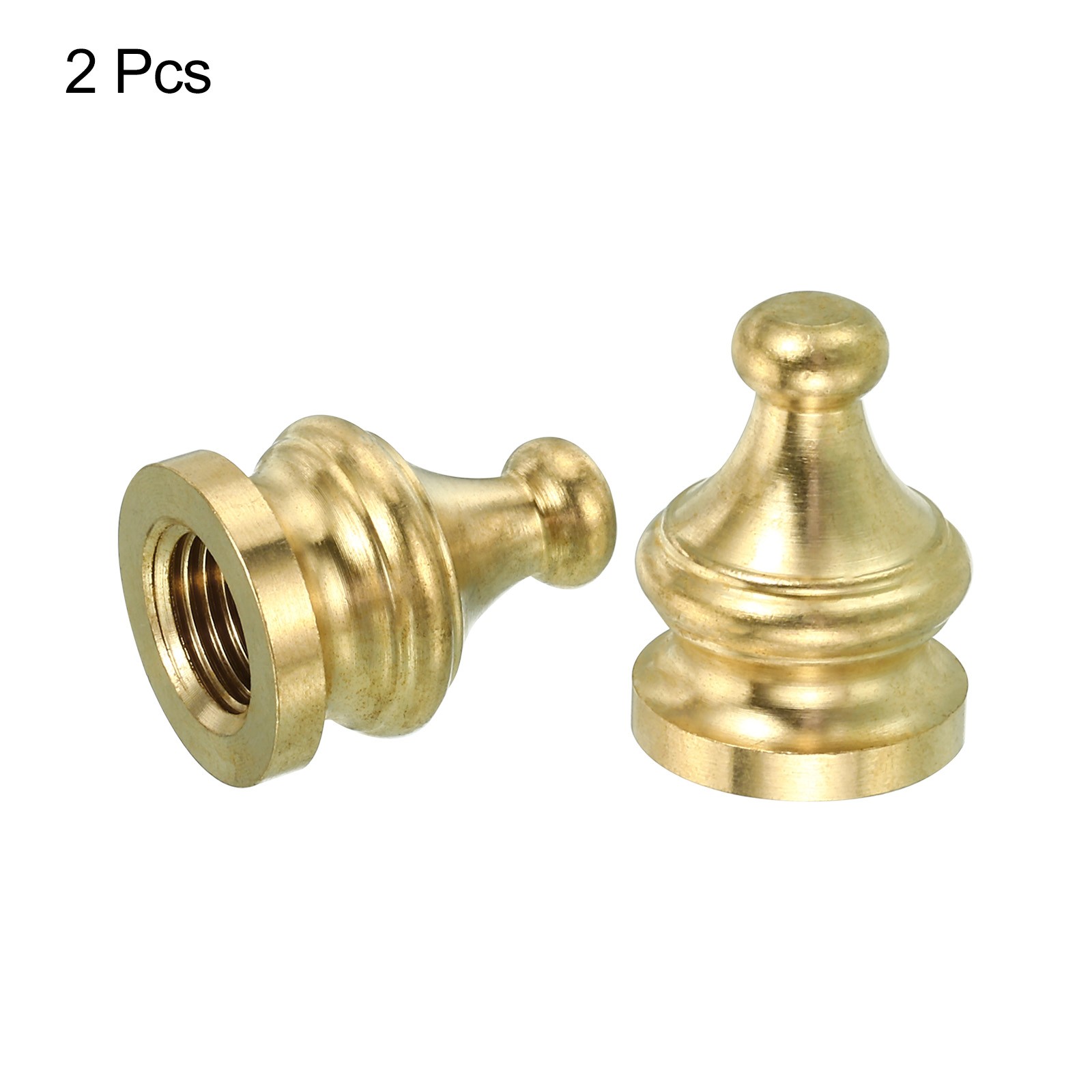 2pcs M10 Lamp Finial Cap Knob Shade Harp Top Screw Decoration for Table ...