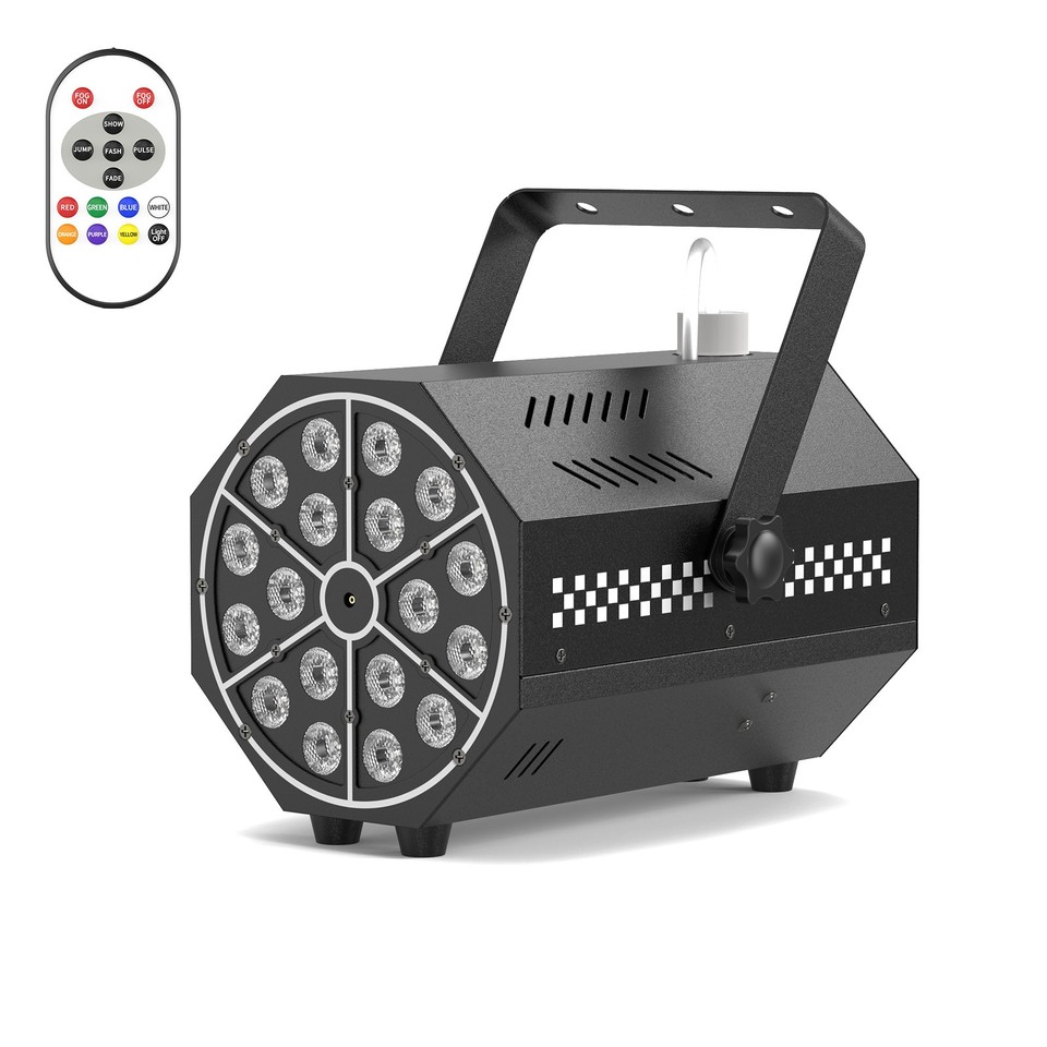 1000W Fog Smoke Machine RGB LED Stage DJ Fogger Smoke Effect Multi ...