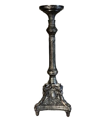 Vintage Silver Plated Altar Candlestick | eBay