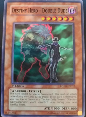 Yu-Gi-Oh! TCG Destiny Hero - Double Dude Power of the Duelist Potd ...